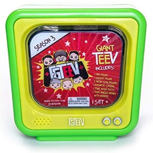 FGTeeV | Toys | Fgteev Giant Tv Mystery Pack Series 3 Noise Putty ...